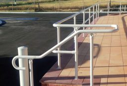 Handrails and balustrades designed for public access, disability access ...