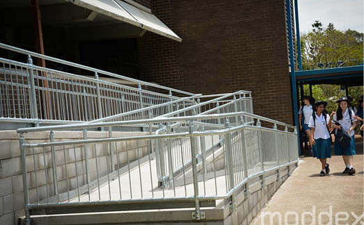 Compliant handrail and balustrades for schools across New Zealand - Moddex