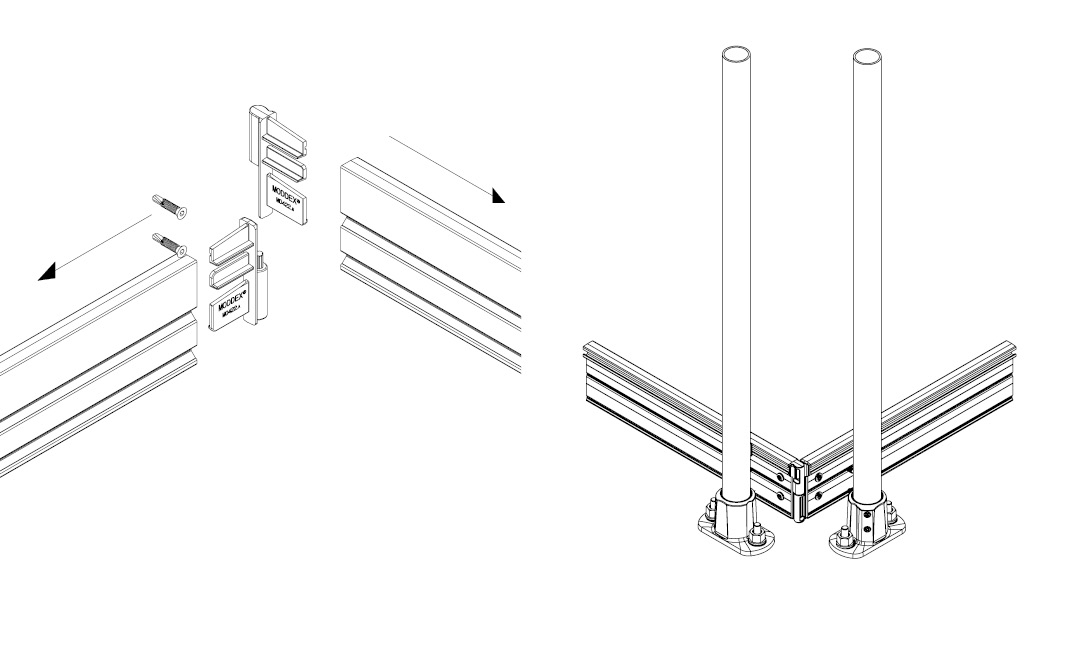 Weld-Free Kerbrail - Moddex